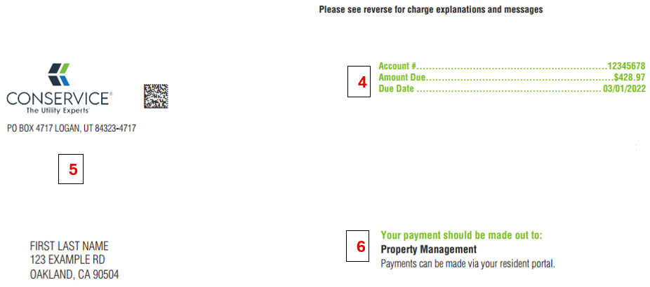 How To Read Your Bill – Conservice The Utility Experts